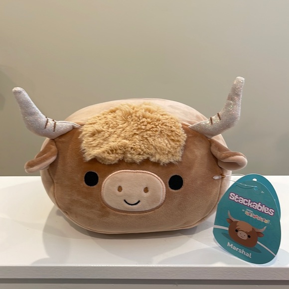 Squishmallows | Other | Nwt 8 Marshal The Highland Cow Stackable ...